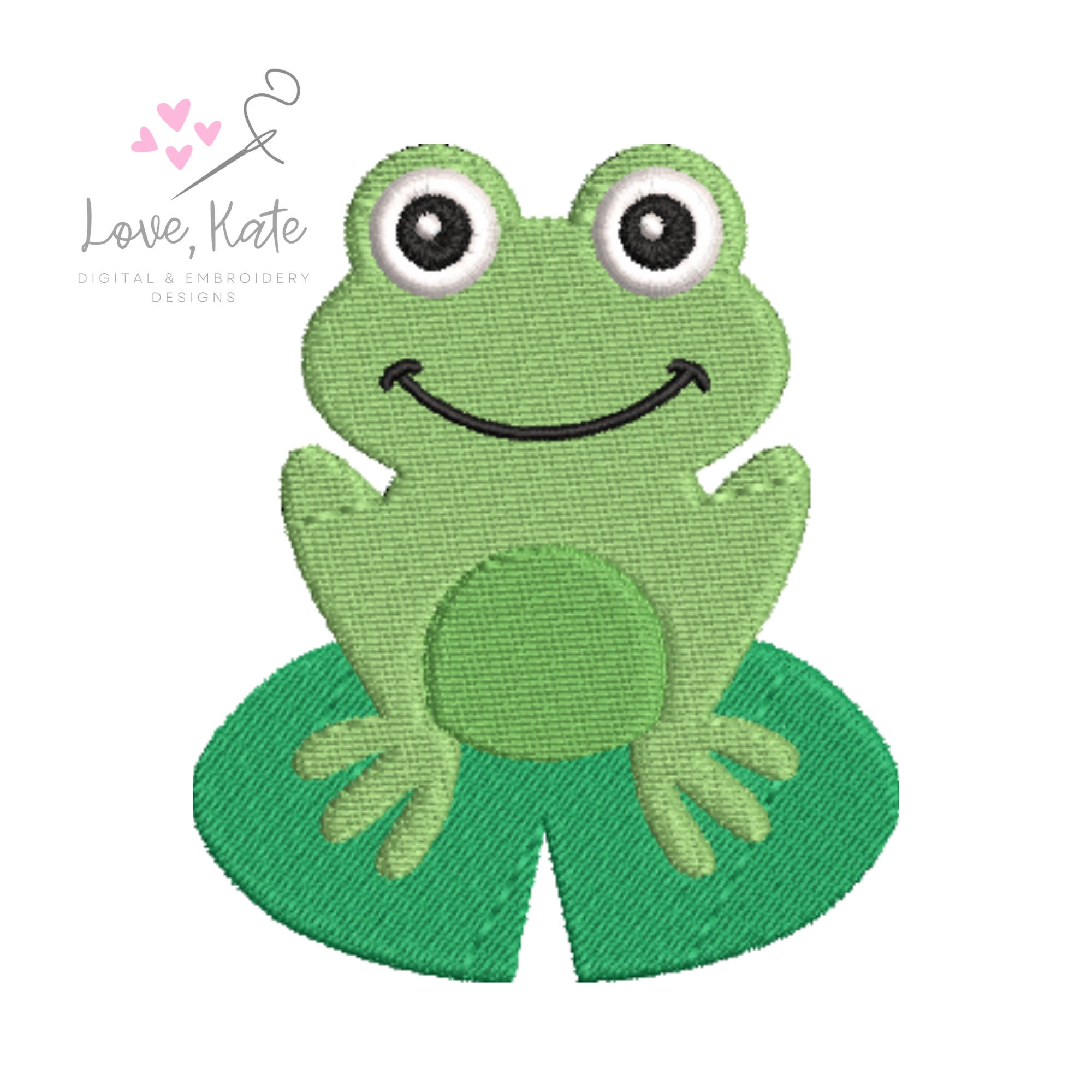 Preppy Frog Embroidery Design 2 Styles - Etsy