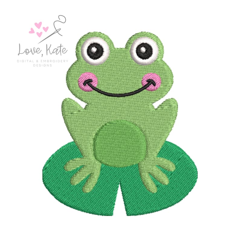 Preppy Frog Embroidery Design - 2 Styles - Etsy