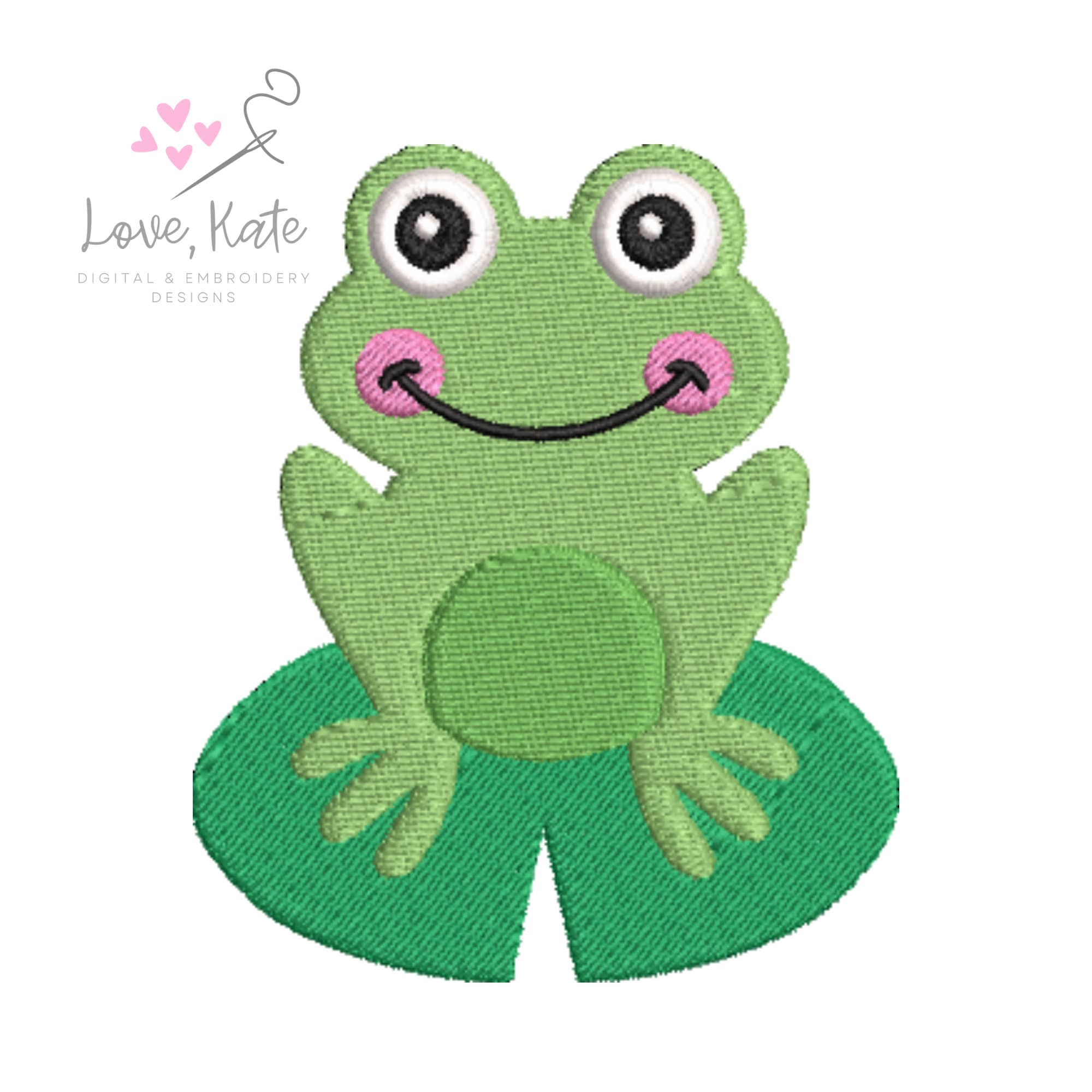 Preppy Frog Embroidery Design 2 Styles - Etsy