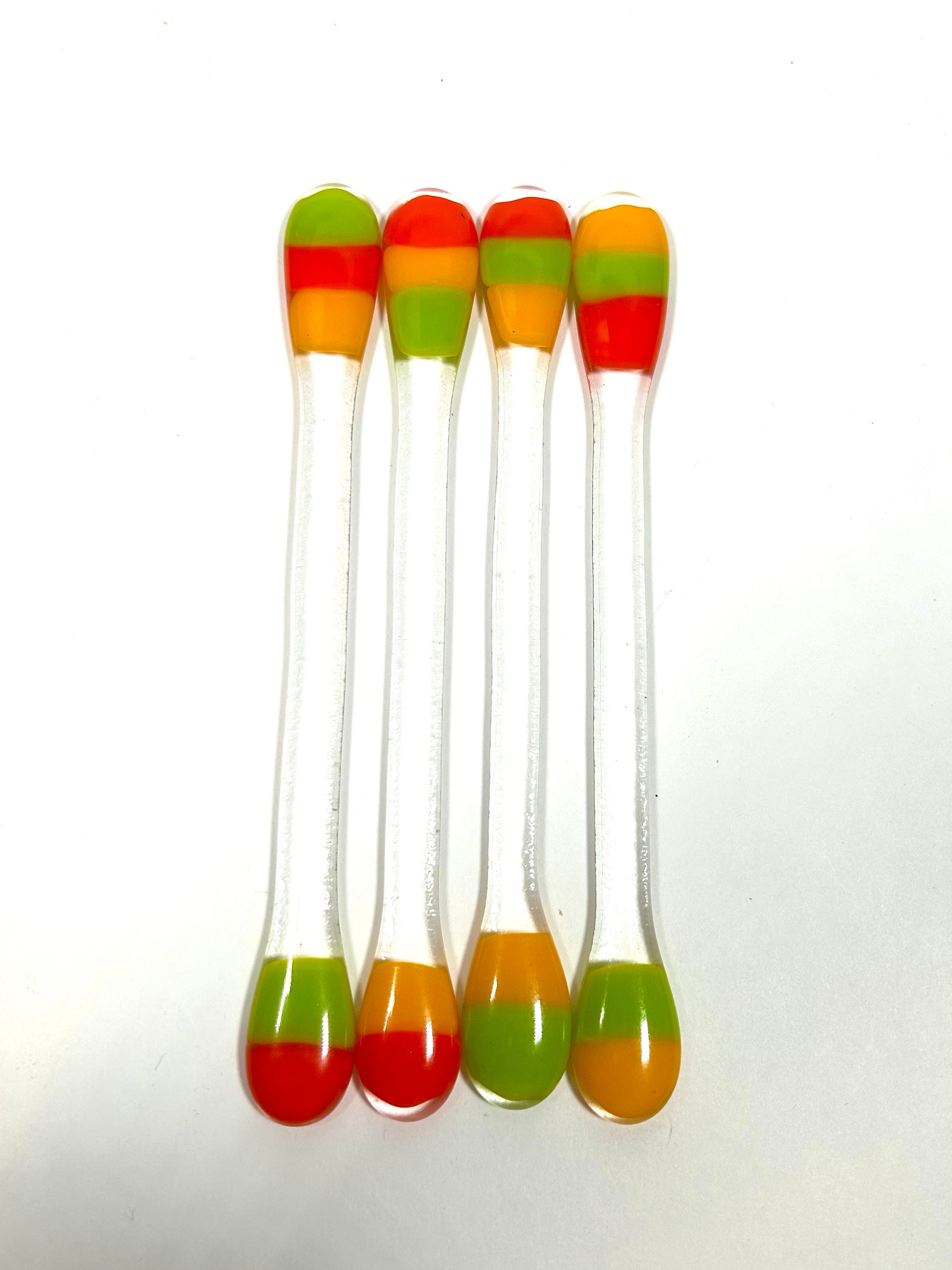 Glass Swizzle Stirring Sticks -citrus Series- Great for Your Favourite ...