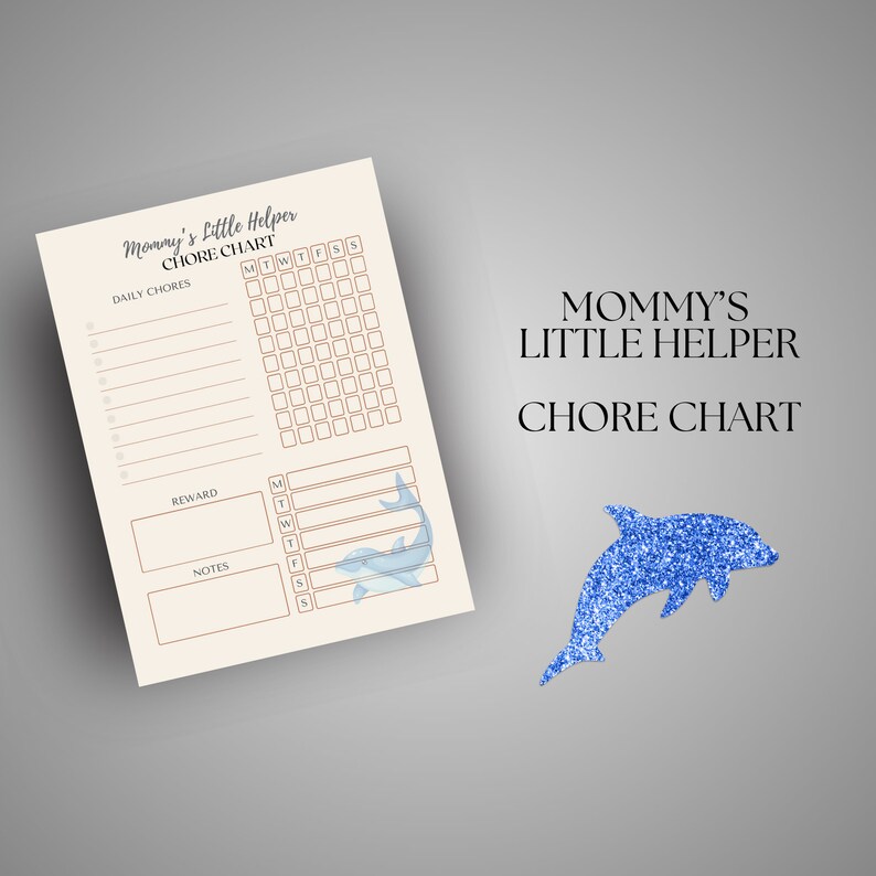 Mommys Little Helper Chore Chart - Etsy