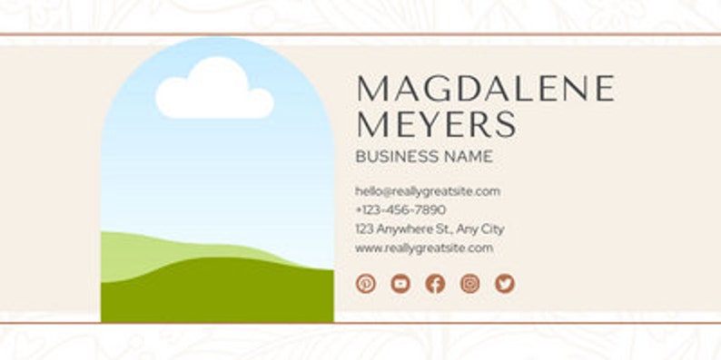 Small Business Email Signature Template - Etsy