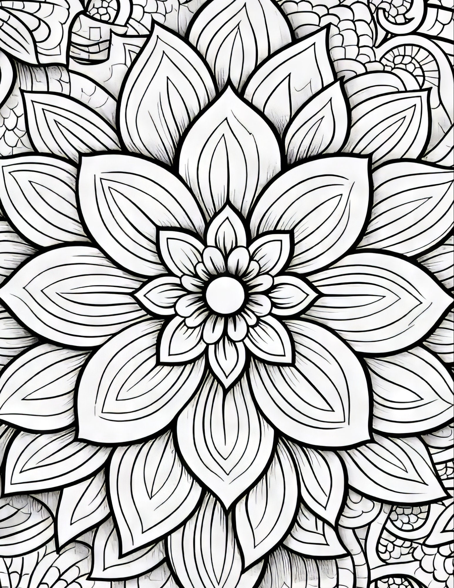 Tranquil Mandalas Mindfulness Coloring Pages: Printable Art for Stress ...