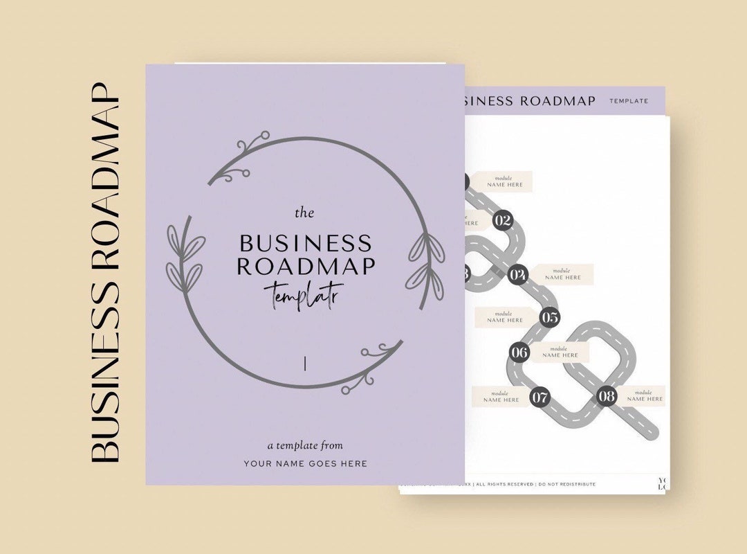 Business Roadmap Roadmap Template - Etsy