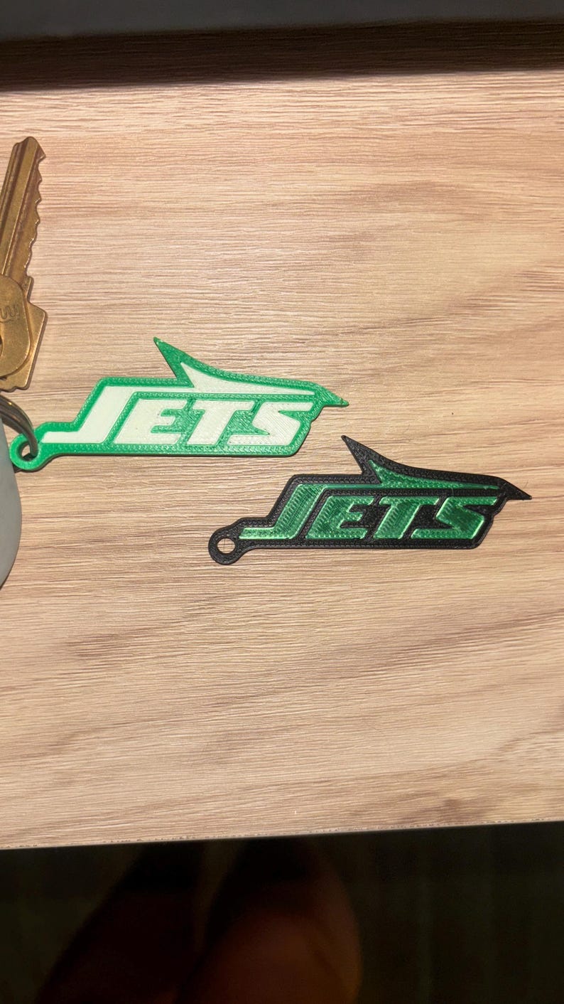 Personalized 3D Printed Sports Team Logo Keychain - Etsy