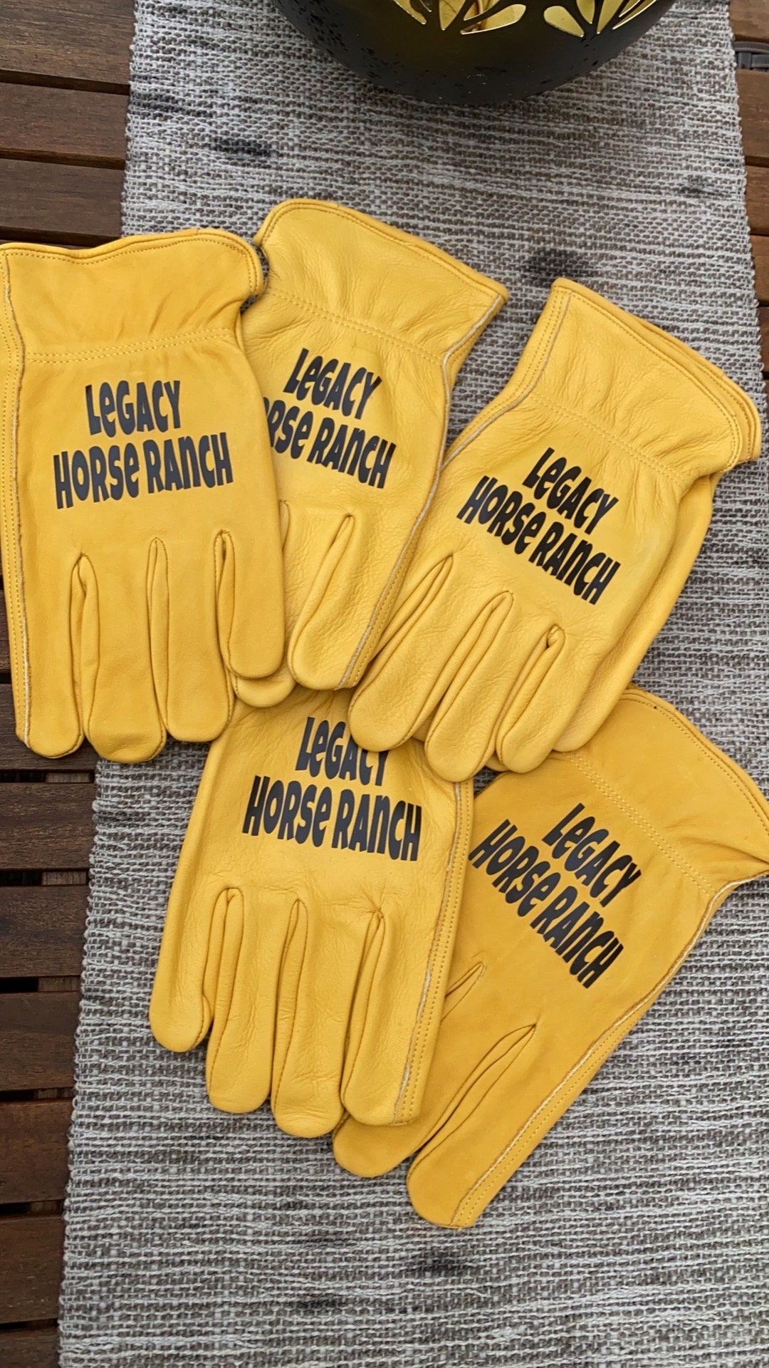Personalized Leather Work Gloves, Engraved Gardening Gloves - Etsy