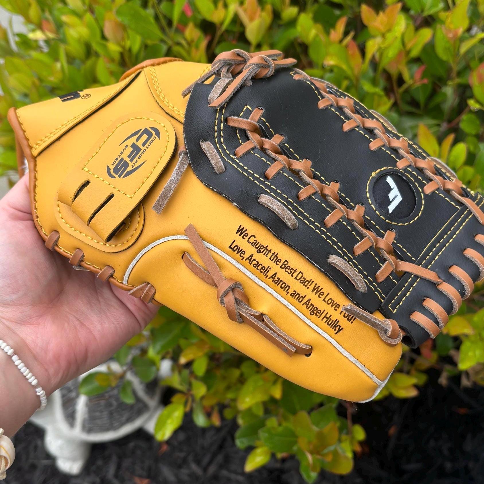 Personalized Engraved Baseball Glove, Custom Photo & Name - Etsy