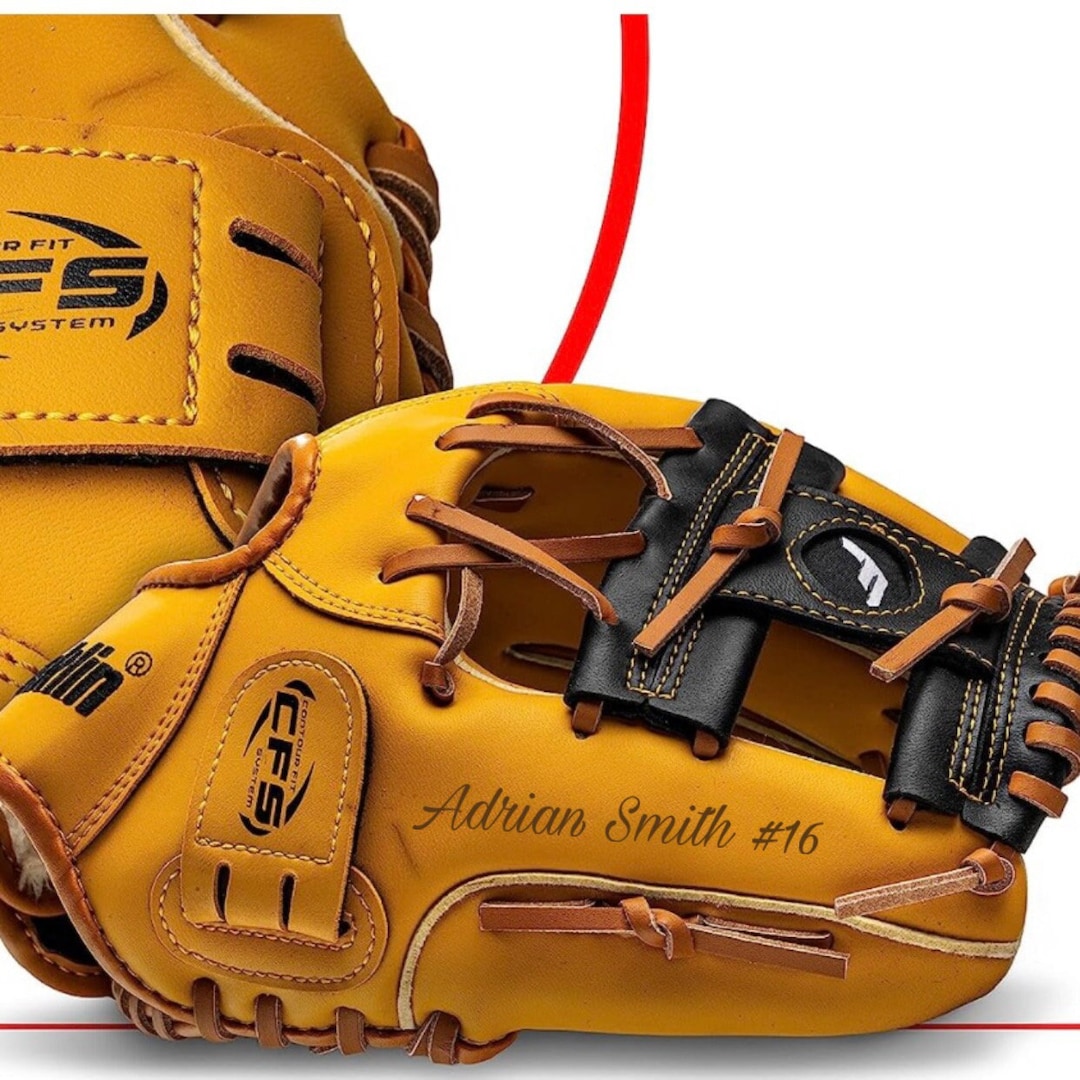 Personalized Engraved Baseball Mit, Baseball Glove With Name, Softball ...