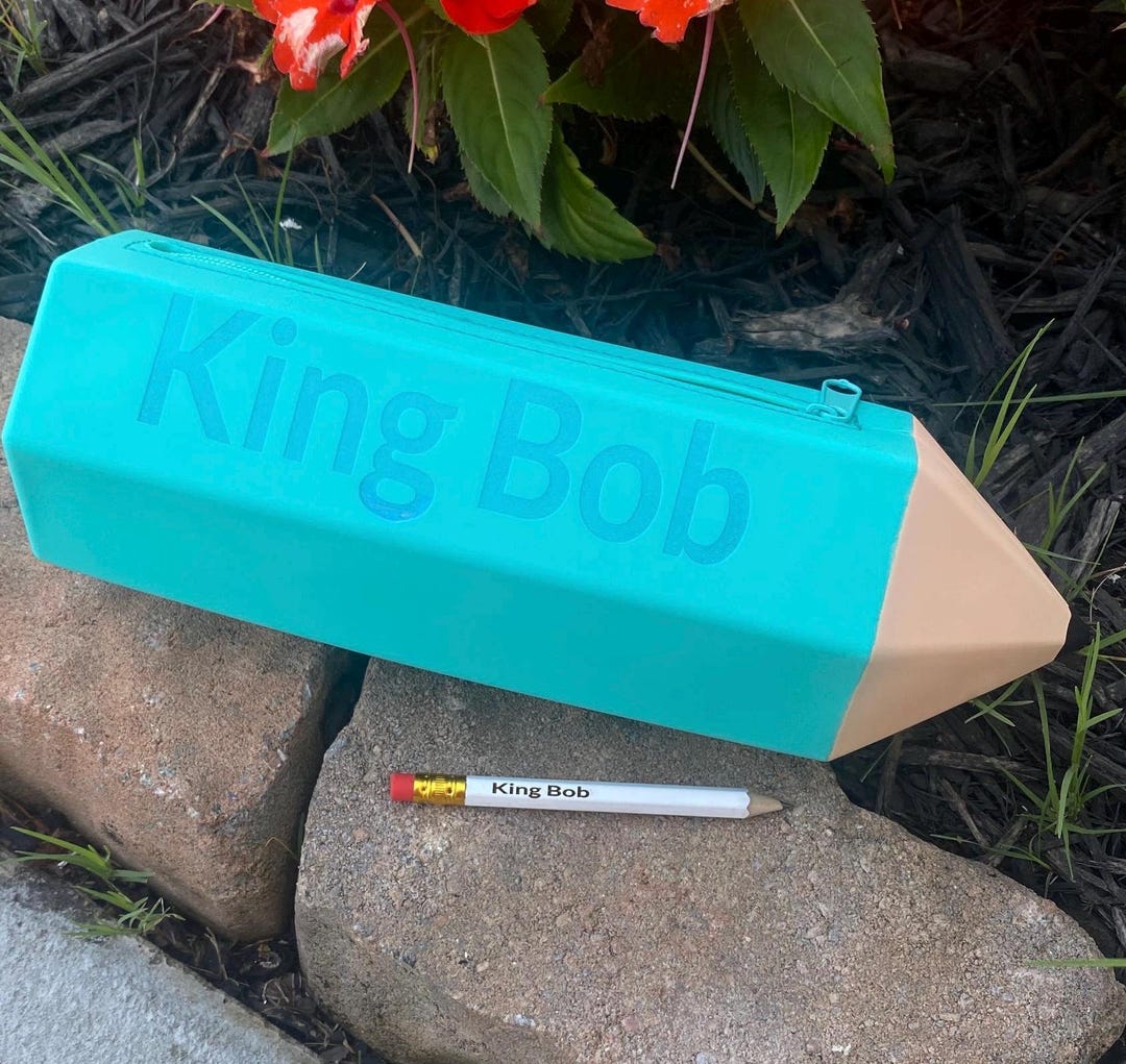 Personalized Pencil Jelly Pouch, Engraved Name Pencil Case - Etsy