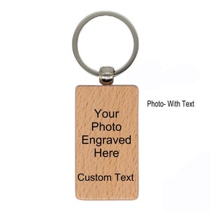 Personalized QR Code Keychain, Custom Engraved Keychain, Keychain With ...