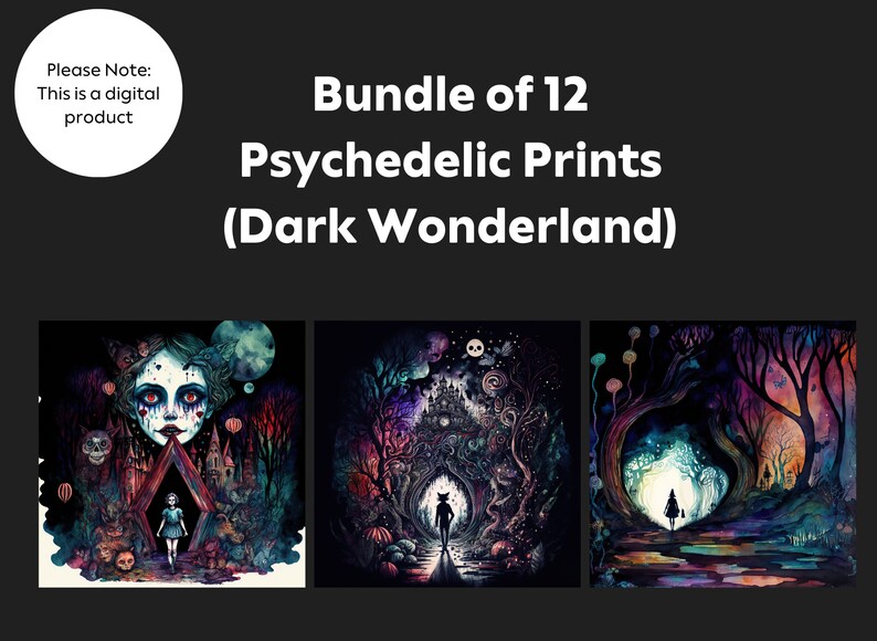 Psychedelic Trippy Wall Collage Kit 12 PCS Aesthetic Trippy Room Decor ...