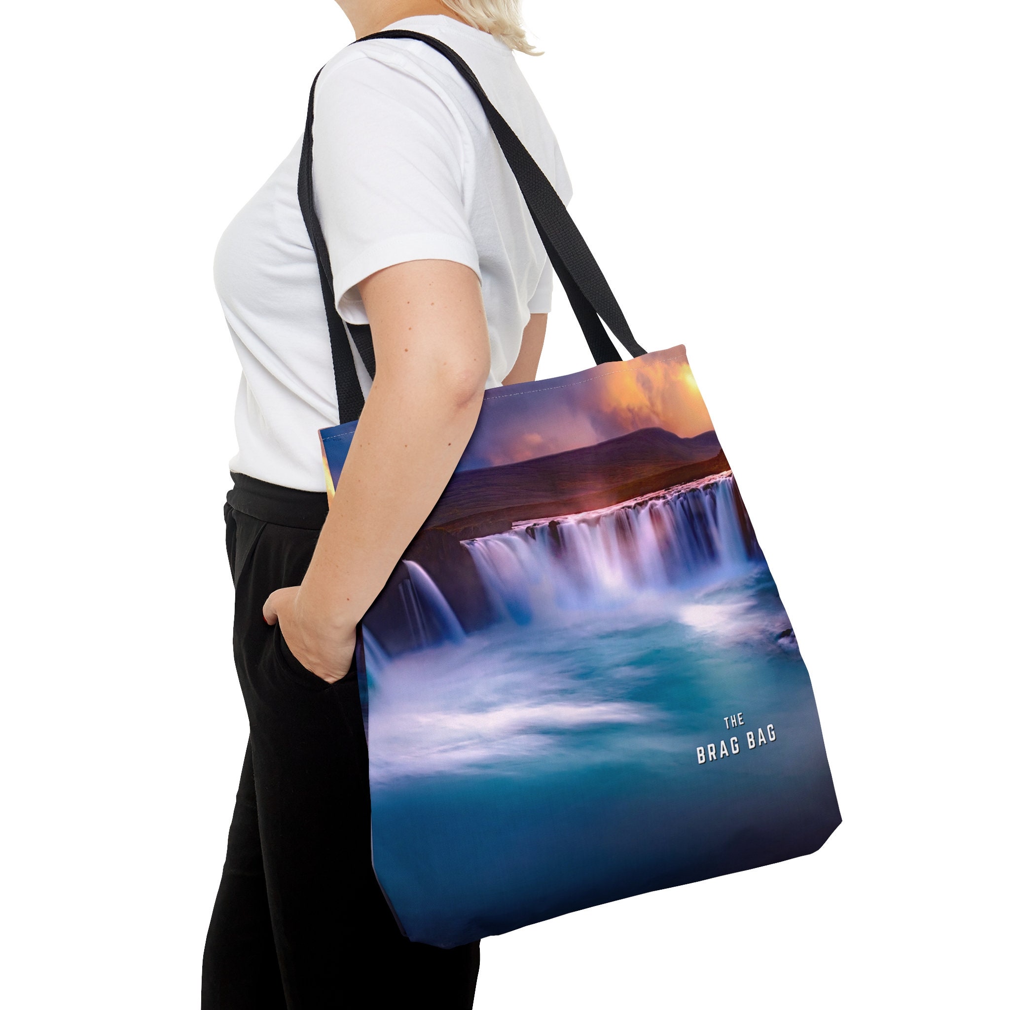 Magical Waterfall Bag, Tote Bag Canvas, Waterfall, Magical Totes ...
