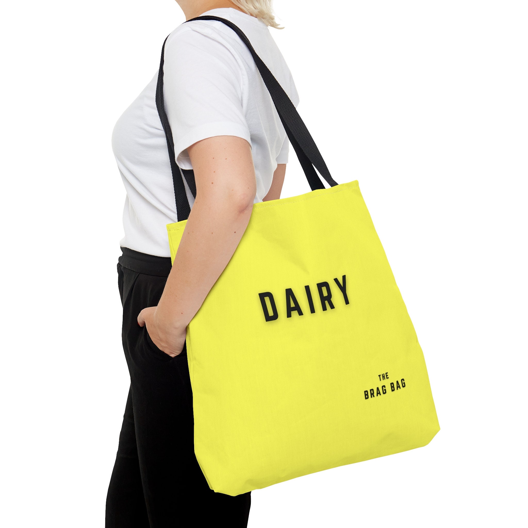 Yellow Itemized Dairy Bag - Etsy