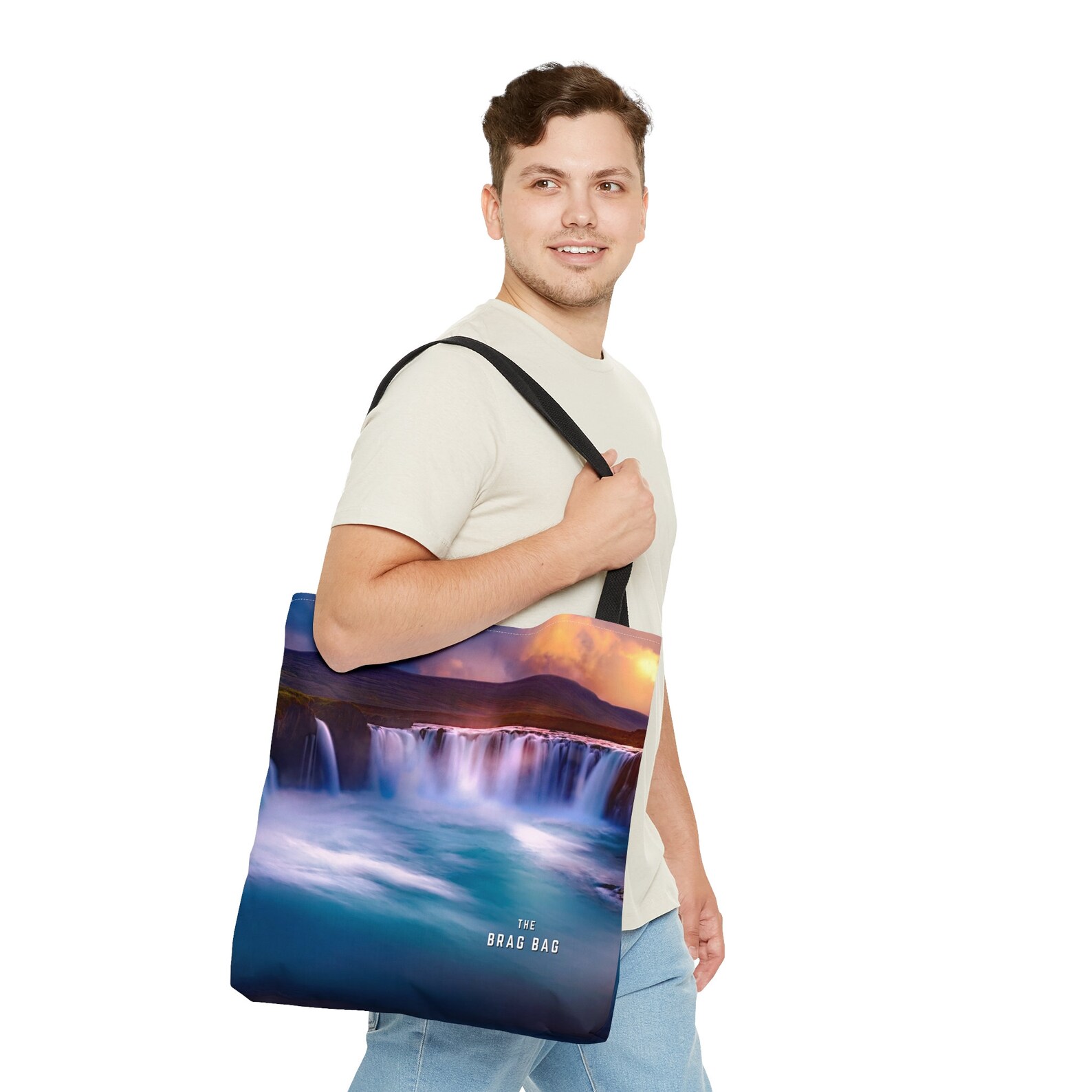 Magical Waterfall Bag, Tote Bag Canvas, Waterfall, Magical Totes ...
