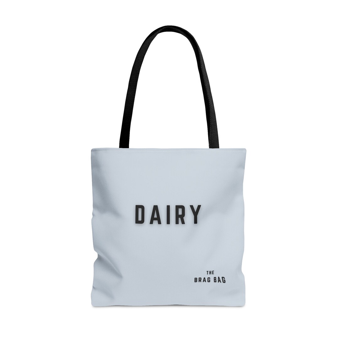 Grey Itemized Dairy Bag - Etsy
