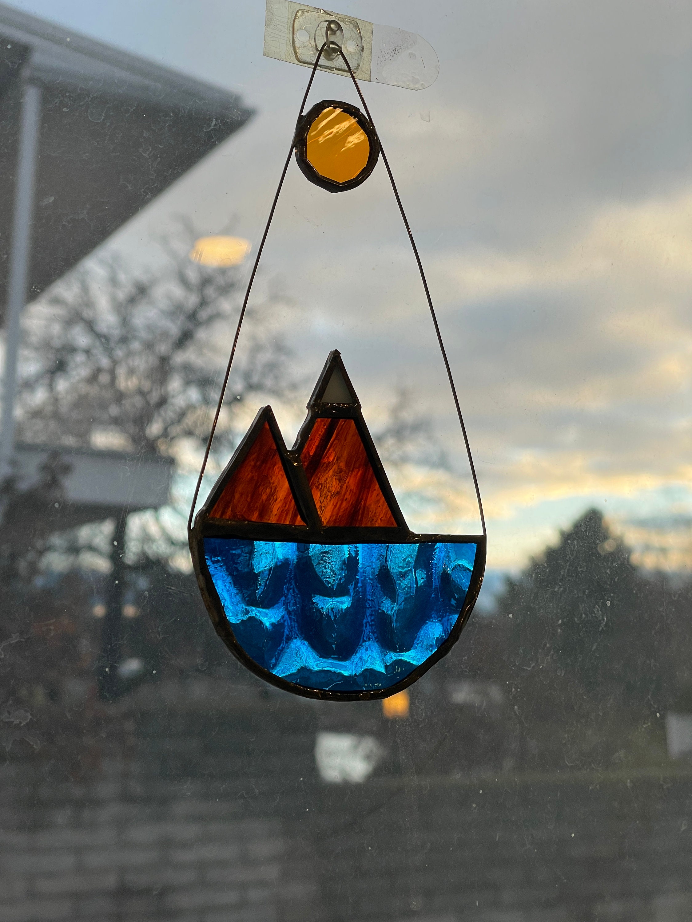 Mountain Drop Sun Catcher - Etsy