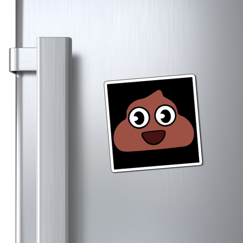 Poop Magnet, Emoji Magnet, Cute Poop Magnet, I Love Poop Magnet, Fridge ...