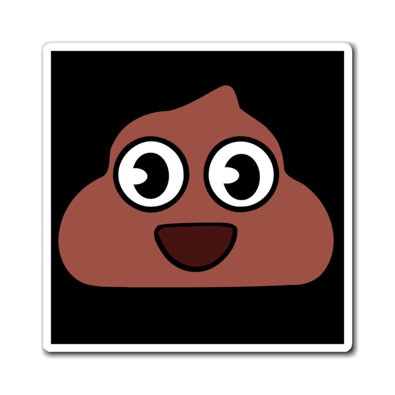 Poop Magnet, Emoji Magnet, Cute Poop Magnet, I Love Poop Magnet, Fridge ...