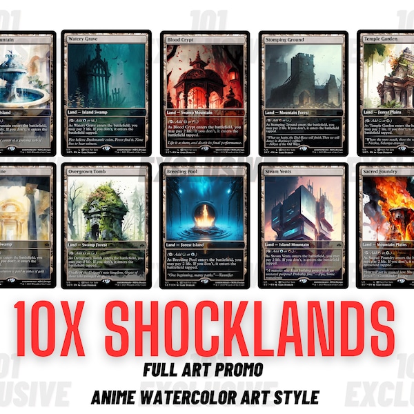 Mtg Proxy Dual Lands - Etsy