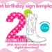 Custom 21st Birthday Sign Digital File - Etsy