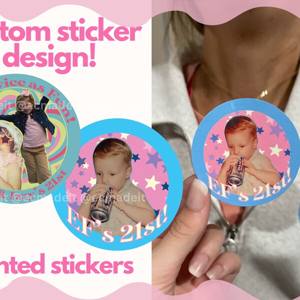 Round Sticker - Etsy