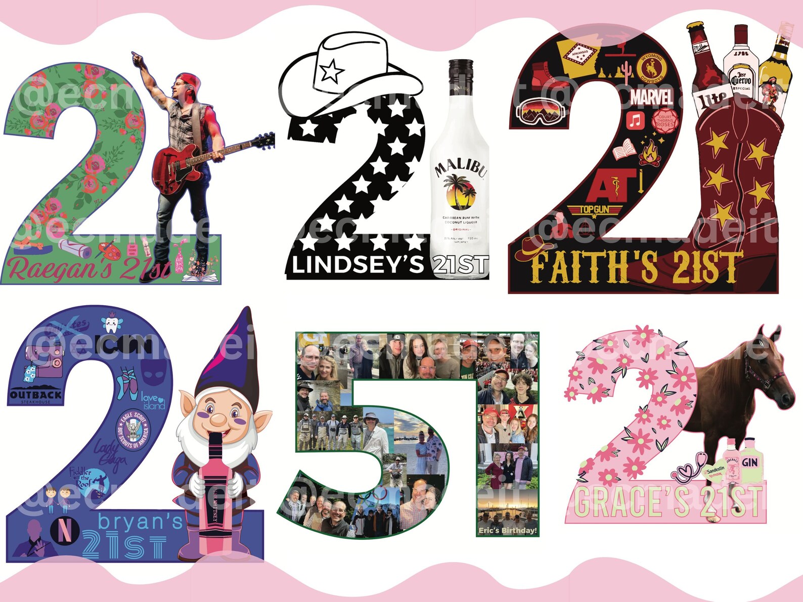 Custom 21st Birthday Sign Digital File - Etsy