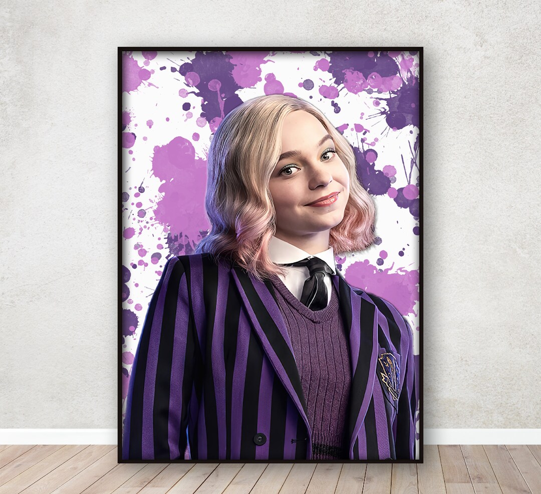 Enid Wednesday Netflix TV Show Poster Home Decor Wall Art - Etsy UK