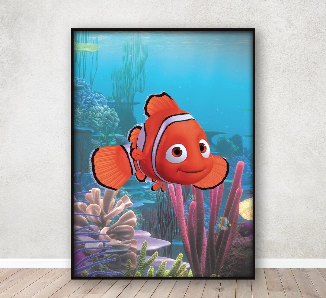 Finding Nemo Poster Childrens Bedroom Wall Art Home Decor - Etsy