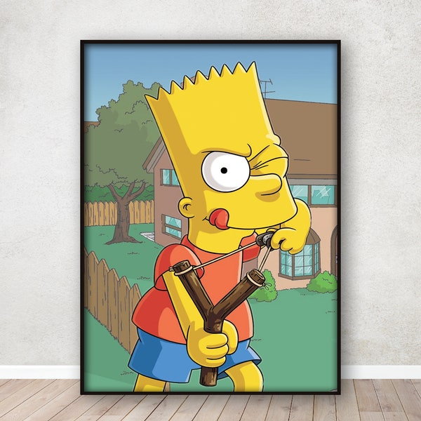 Simpsons Poster - Etsy UK