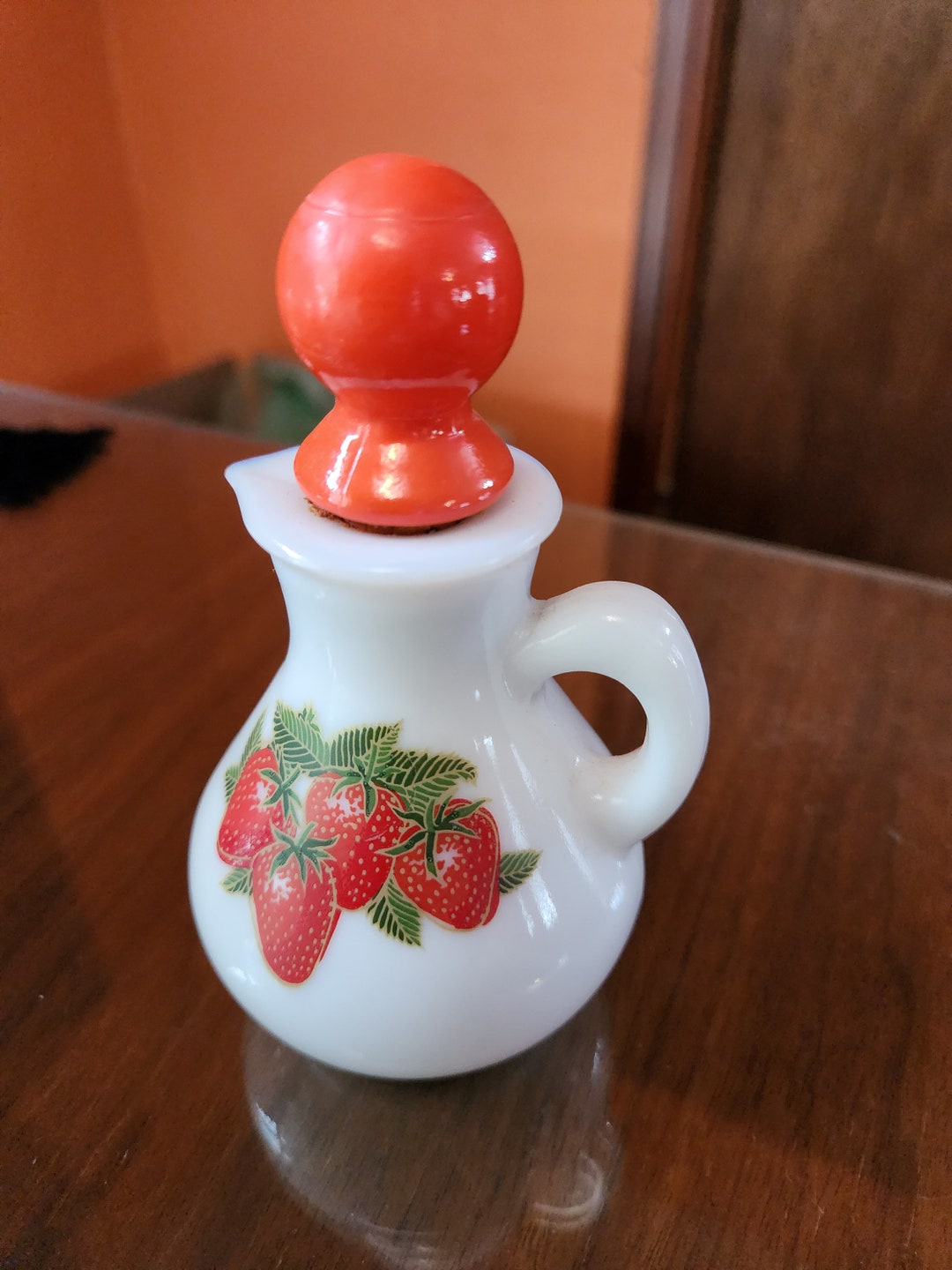 Vintage Avon Strawberries and Cream Bath Foam Pitcher - Etsy