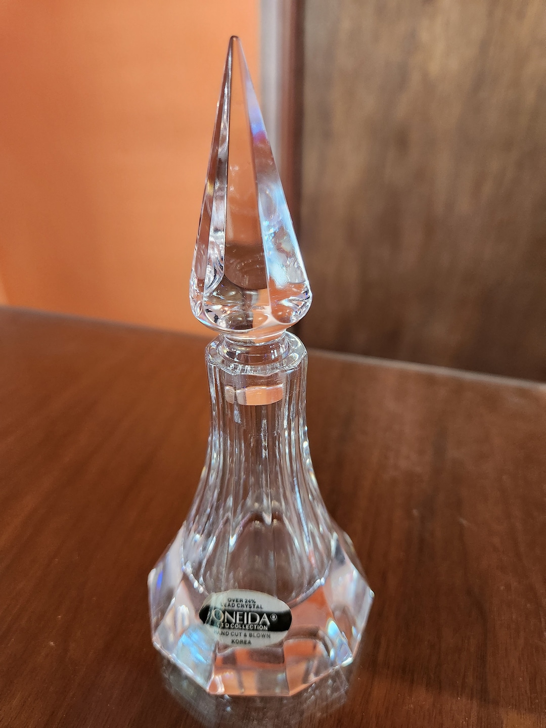 Beautiful Vintage Oneida Crystal Perfume Bottle - Etsy