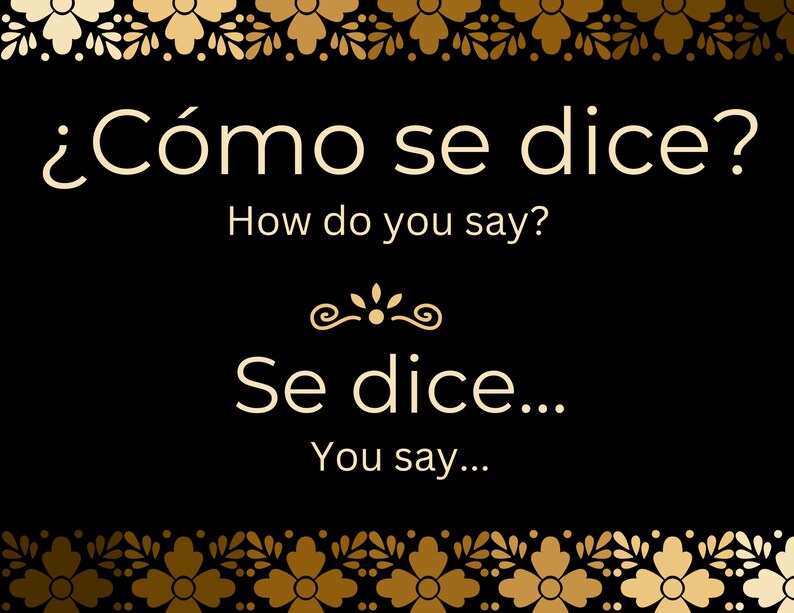 Spanish Printable Classroom Expressions Poster Set - Etsy