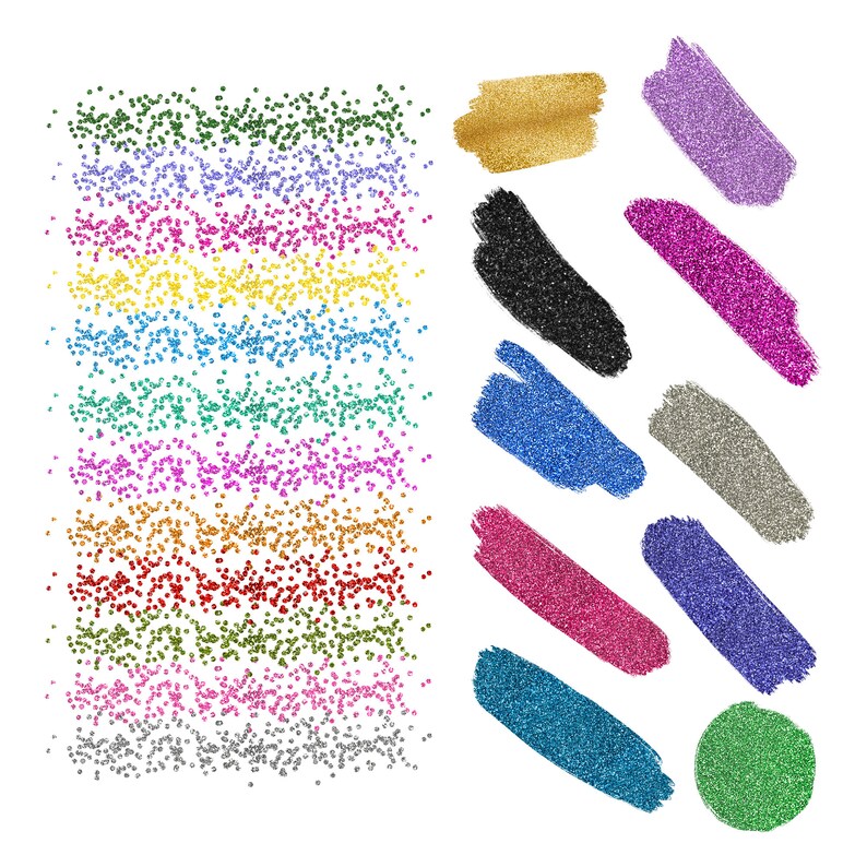 Glitter Elements - Etsy