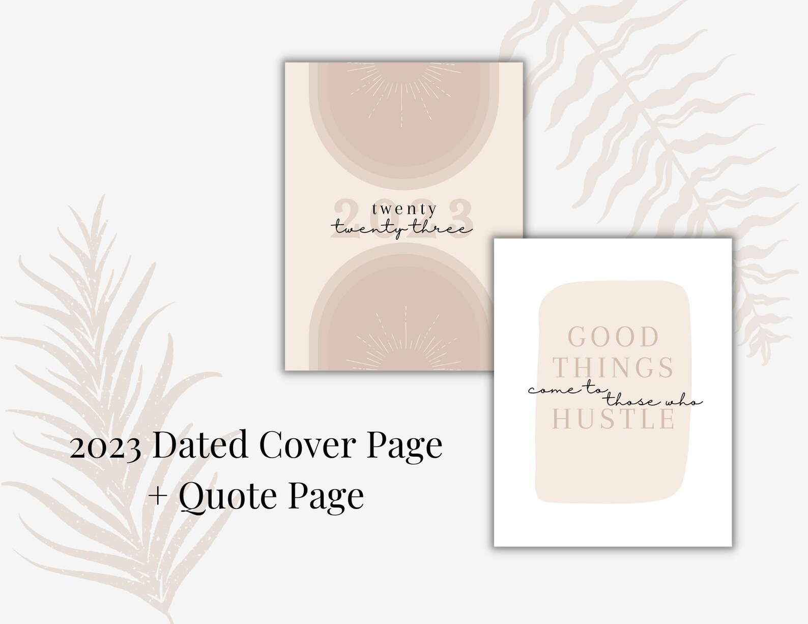 2023 Digital Planner Bundle | Printable PDF Instant Download - Etsy