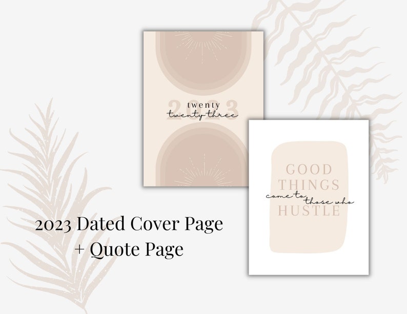 2023 Digital Planner Bundle | Printable PDF Instant Download - Etsy