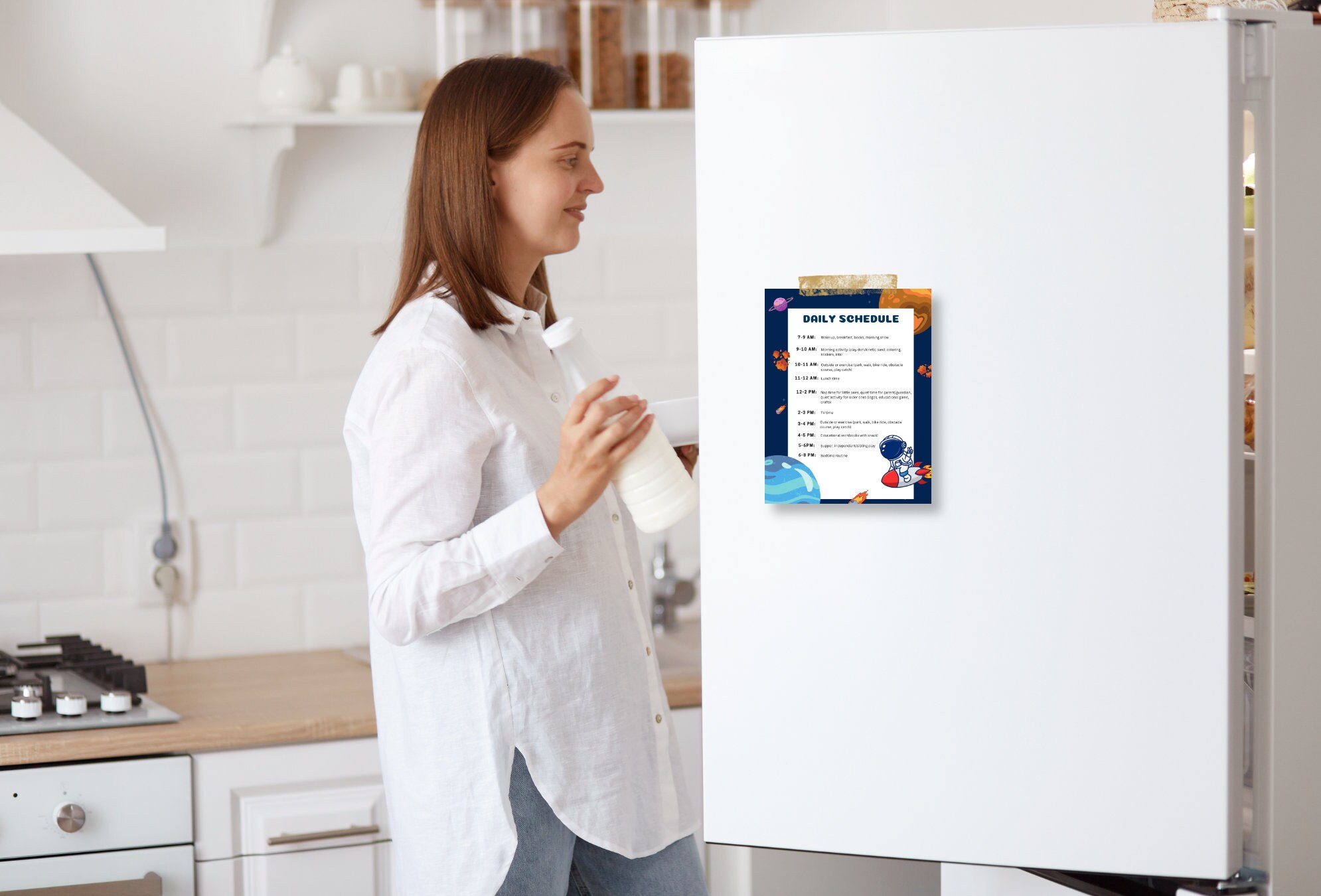 Babysitting Schedule, Stay at Home Parent Schedule, Kids Schedule - Etsy