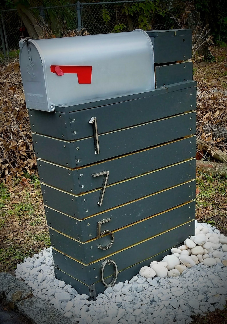 Modern Mail Box - Etsy