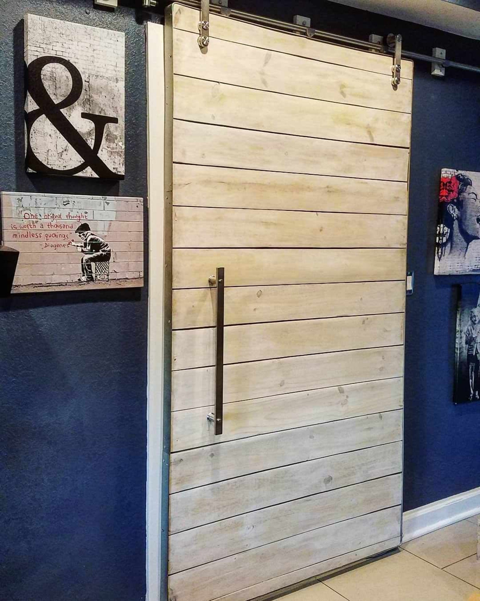 Barn Door, Sliding Door Fully Assembled, Custom Sliding Barn Door, Mini ...