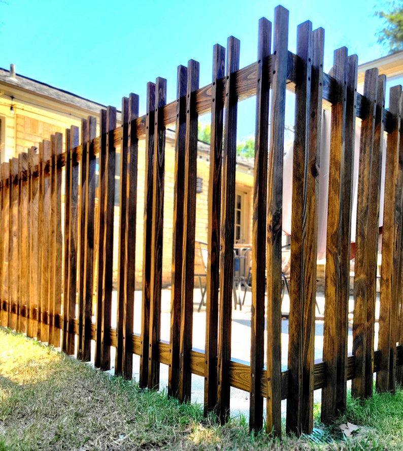 RUSTIC GARDEN FENCE - Etsy