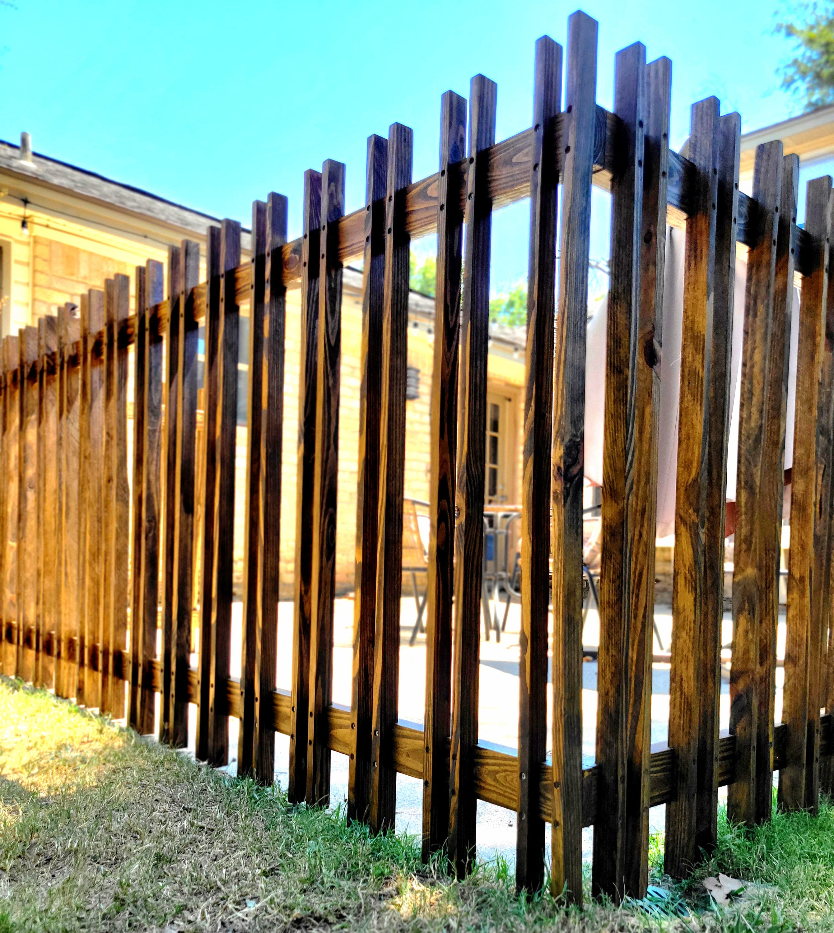 RUSTIC GARDEN FENCE - Etsy