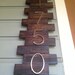 Rustic House Number Sign: Wood Address Plaque - Etsy