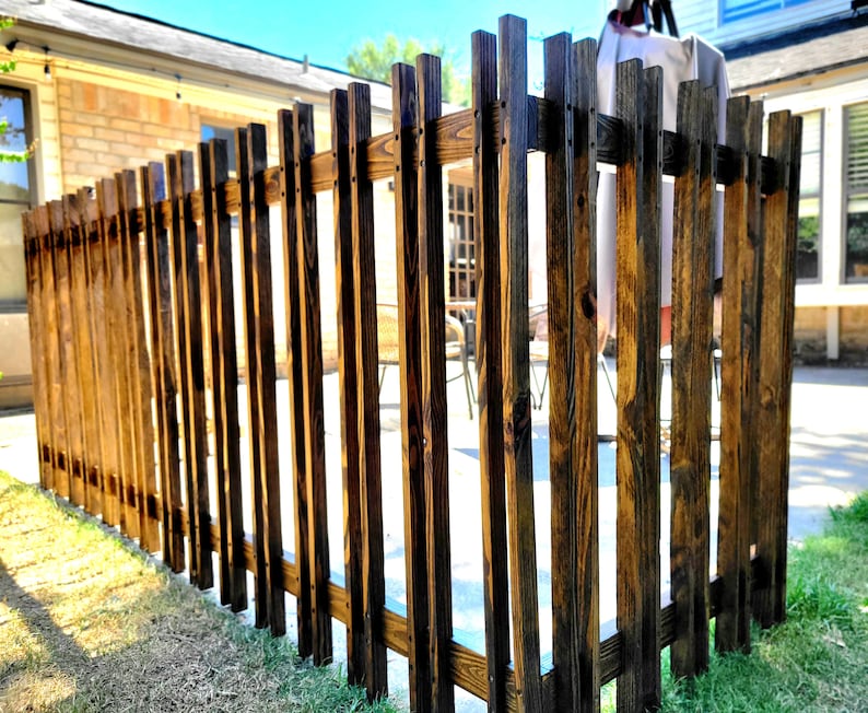 RUSTIC GARDEN FENCE - Etsy