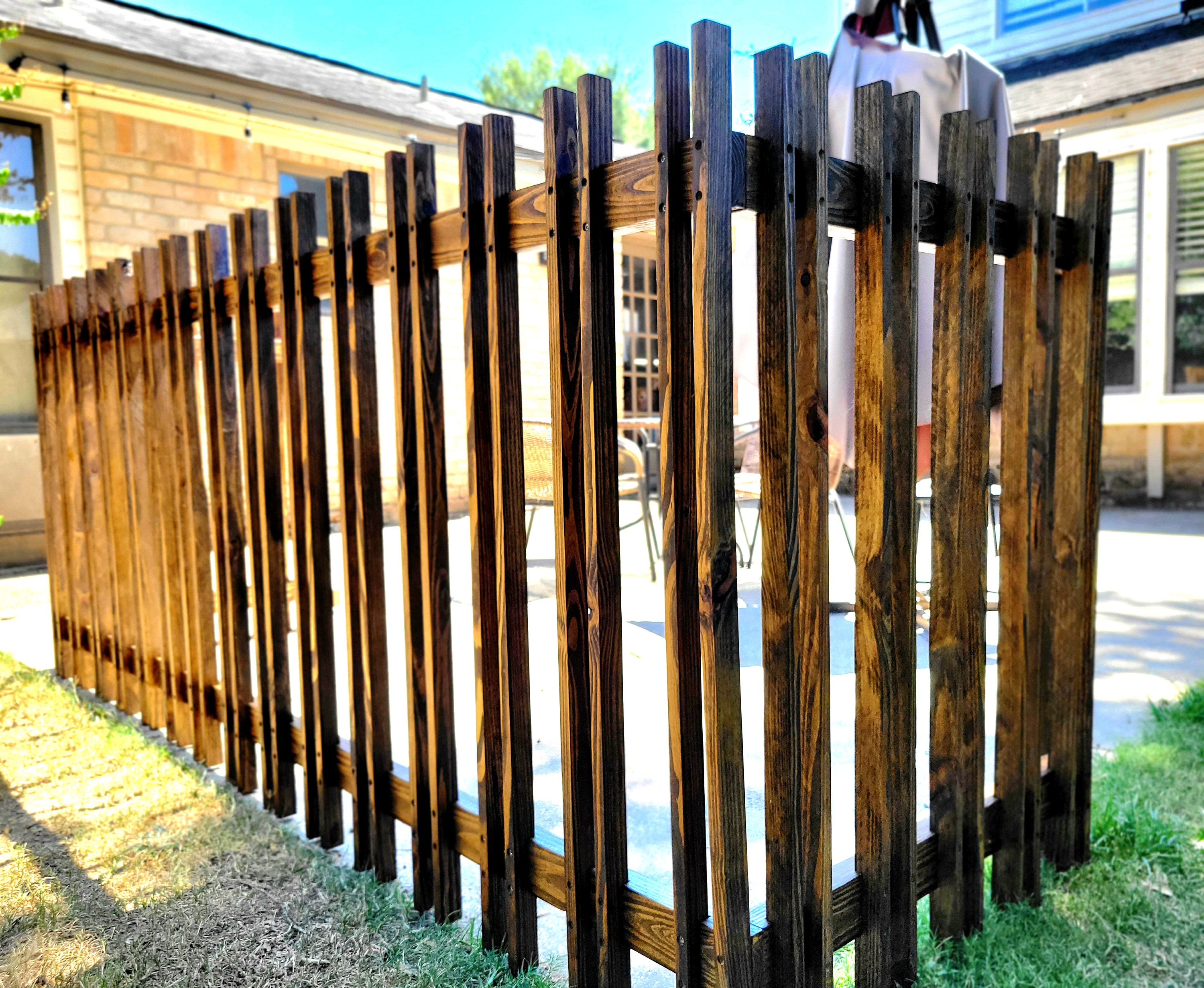 RUSTIC GARDEN FENCE - Etsy