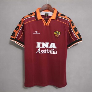 Roma Home Mens Retro Kit Football/jersey Kit 1998/1999 Cafu - Etsy UK