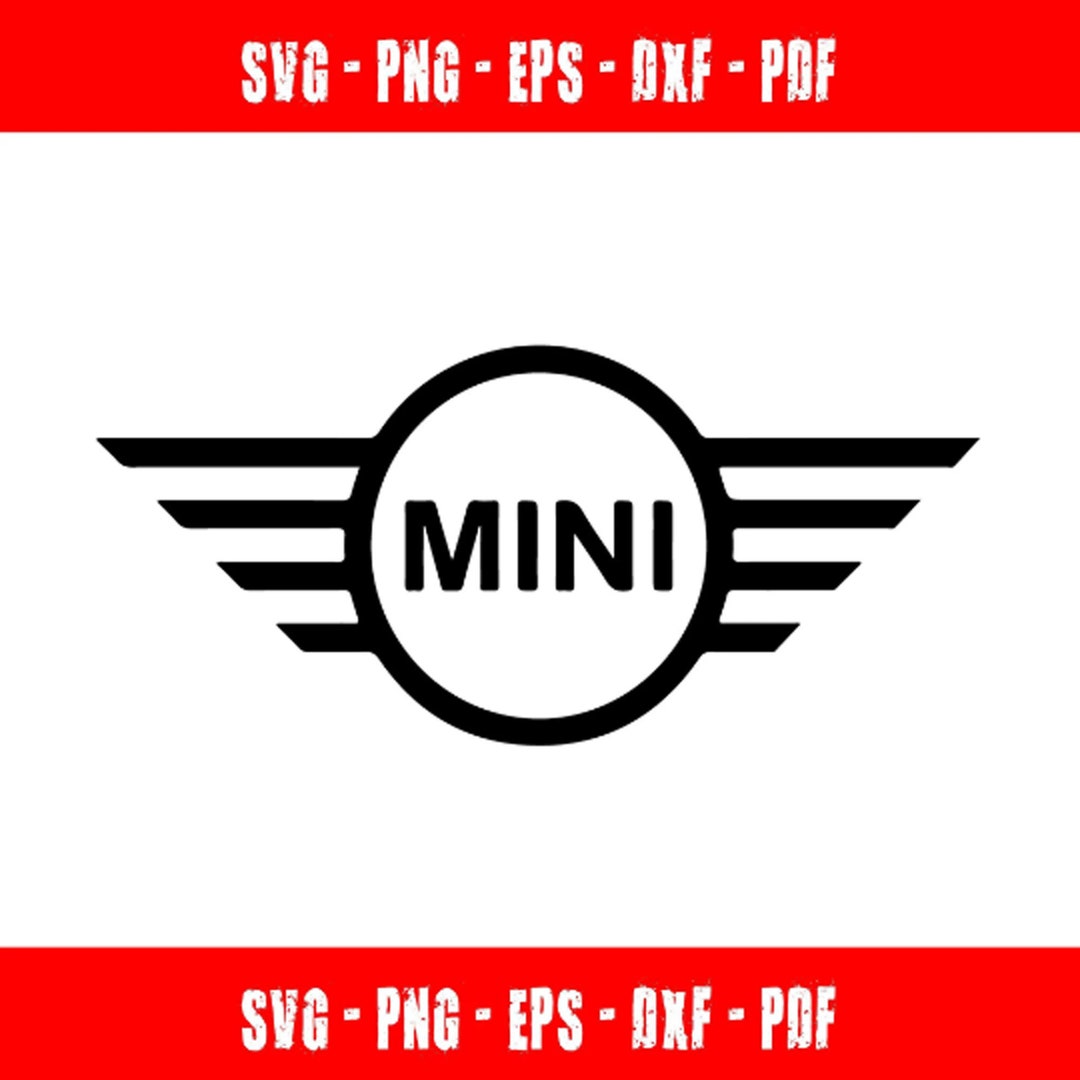 MINI Cooper Car Logo, Png, Pdf, Eps, Dxf, Svg, Cricut Cut File Instant ...