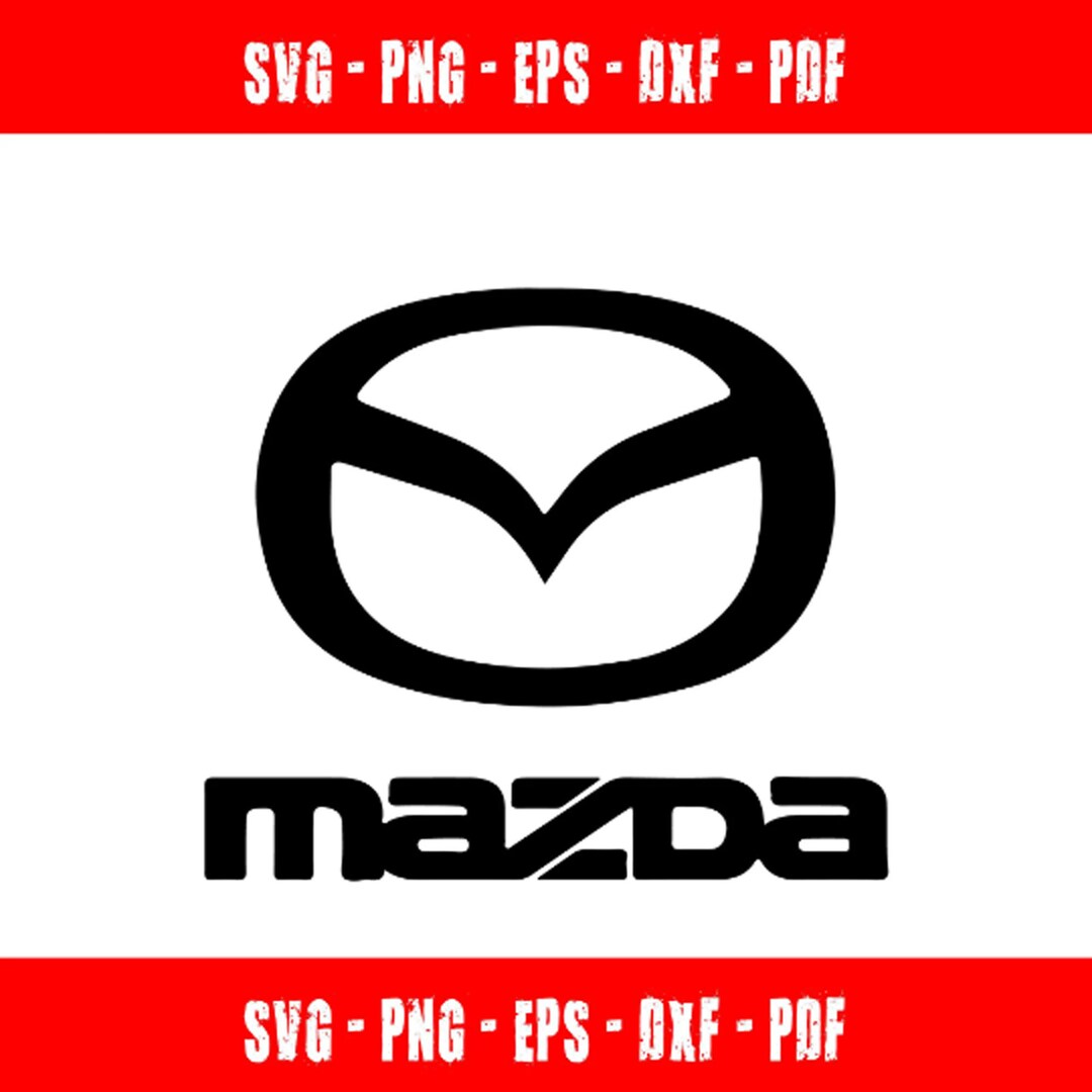 Mazda Car Logo, Png, Pdf, Eps, Dxf, Svg, Cricut Cut File Instant ...