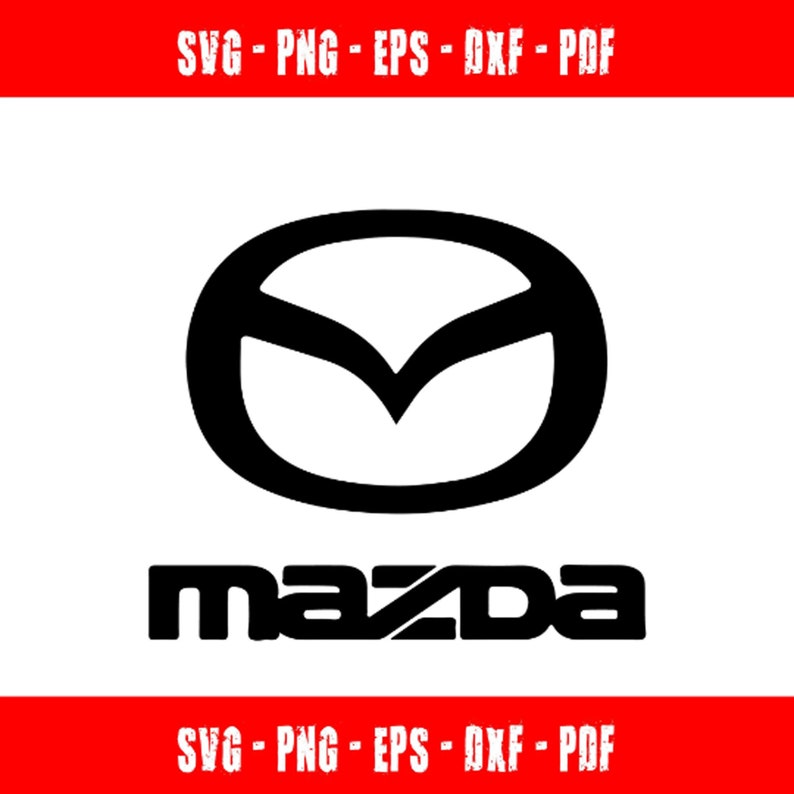 Mazda Car Logo, Png, Pdf, Eps, Dxf, Svg, Cricut Cut File Instant ...