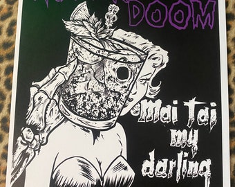 Gothic Possum Vintage Poster Art Poster Print Home Decor - Etsy