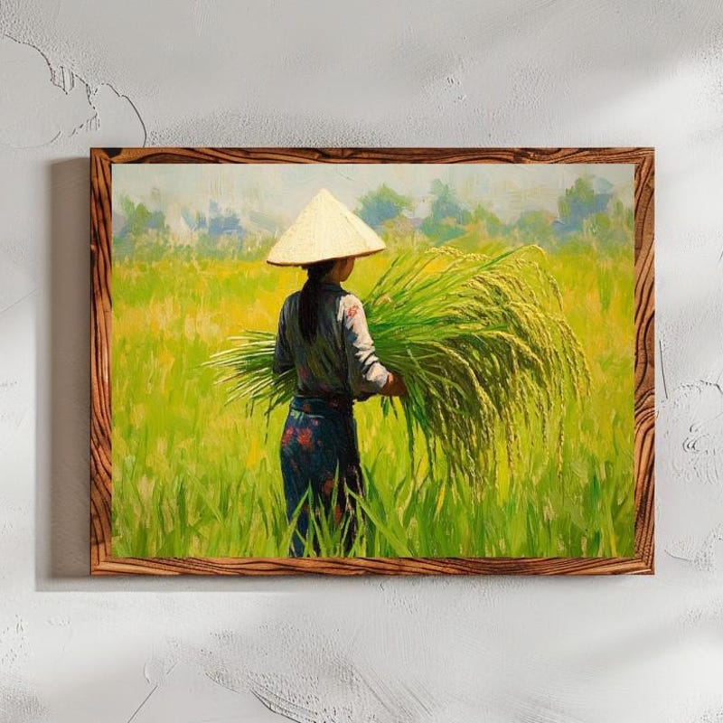 Asian Rice Hat - Etsy