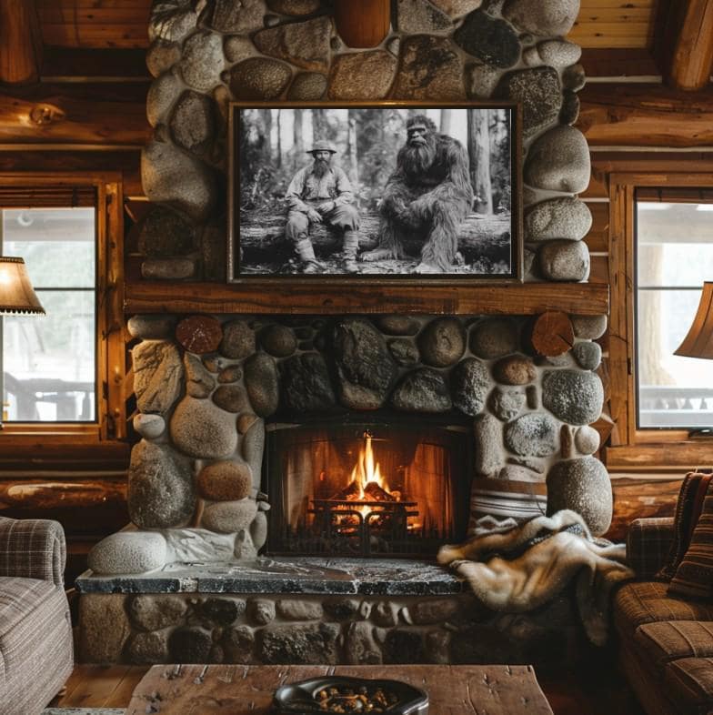 Bigfoot Wall Art | Unique Decor | Sasquatch Photo | Realistic Bigfoot ...